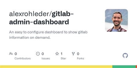 Github Alexrohleder Gitlab Admin Dashboard An Easy To Configure Dashboard To Show Gitlab