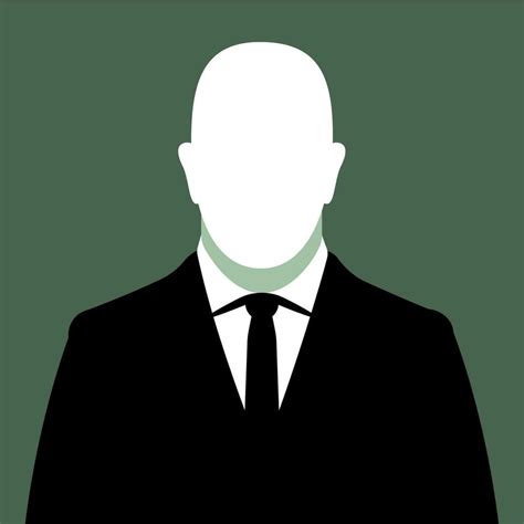 Faceless Man Silhouette