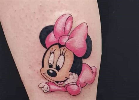 Minnie Mouse Tattoo Outline