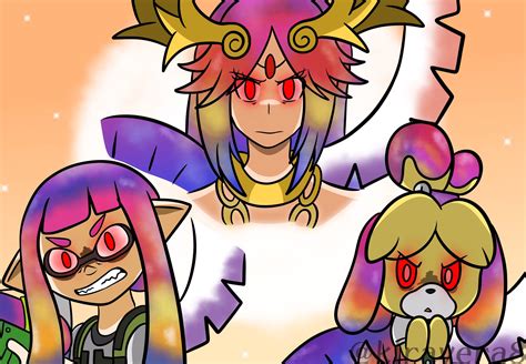 Inkling Player Character Inkling Girl Palutena Isabelle And Galeem Splatoon And 4 More