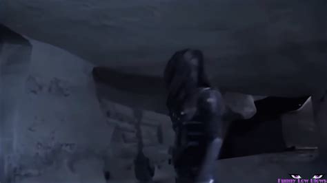 Sexy Ninja Vs Alien Ballbusting Nut Punch And Balls Stomping Little