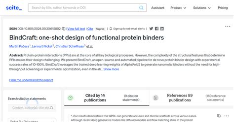 Bindcraft One Shot Design Of Functional Protein Binders