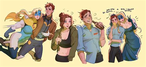 Robert Robertson Blonde Blazer And Mandy Dispatch Drawn By