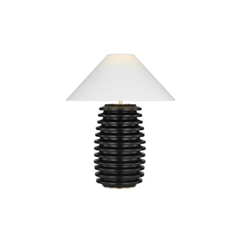 Crenelle Stacked Lamp Oak