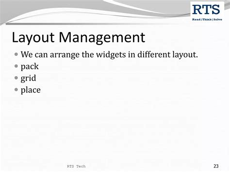 Python Gui Programming Ppt