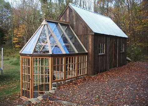 Tiny House With Attached Greenhouse