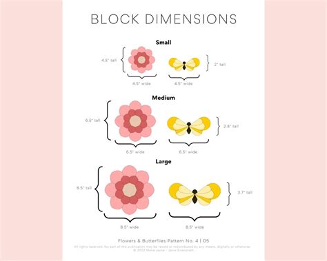 Digital Epp Pattern 4 Epp Curves Flowers And Butterflies Etsy