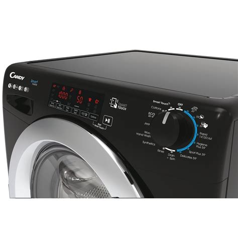 Candy Smart 9kg 1600rpm Washing Machine Black Css69twmcbe1 80