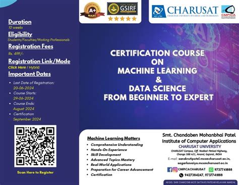 Cmpica Charusat On Linkedin Cmpica Charusat Certificationcourse Computerapplications…