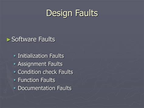 Ppt Software Faults And Fault Injection Models Powerpoint