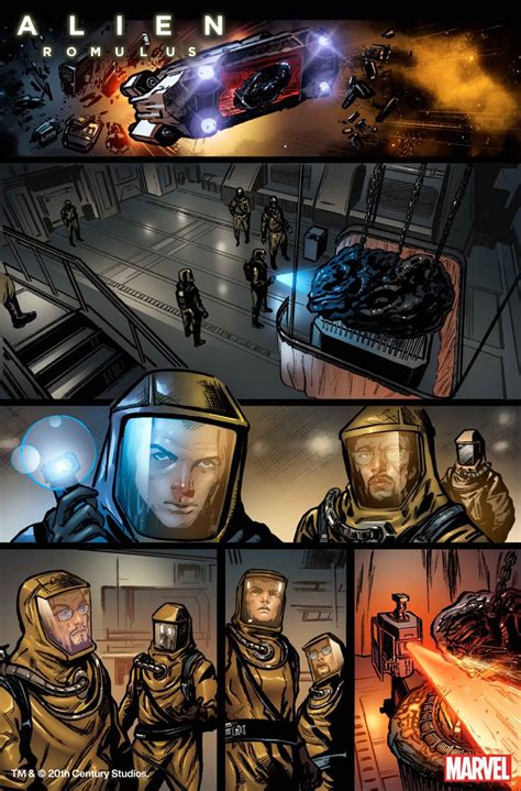 Preview Alien Romulus Comic Details Revealed By Marvel