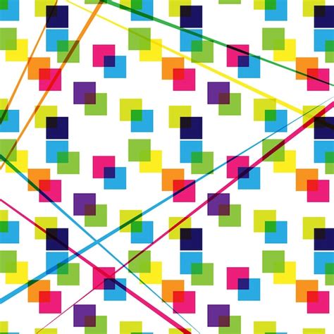 Premium Vector Colorful Abstract Pattern Of Multicolored Squares