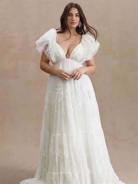 20 Best Plus Size Beach Wedding Dresses Boho Casual Sexy