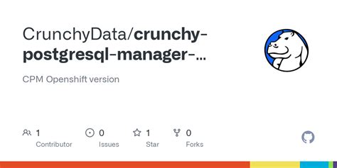 Crunchy Postgresql Manager Openshift Images Cpm Admin Dockerfile At Master CrunchyData Crunchy