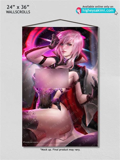 Lightning NSFW Wall Scroll HIGHKEYSAKIMI