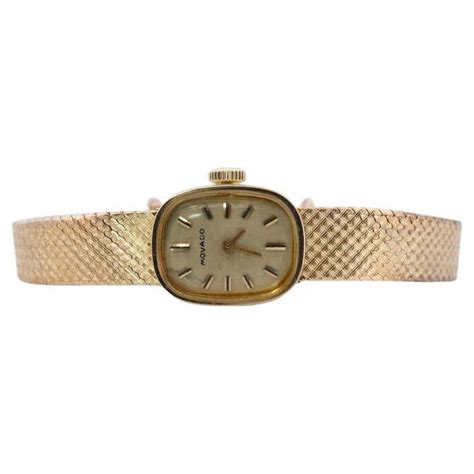 Movado 14k Gold Watch 20 For Sale On 1stdibs Movado 14k Gold Watch