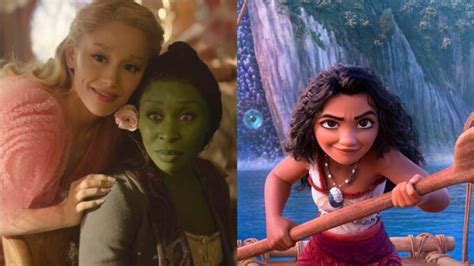 Moana 2 And Wicked Dominate Us Thanksgiving Box Office Of Musicals