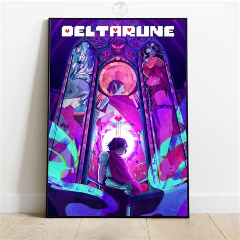 Deltarune Poster Premium Video Game Wall Art Etsy