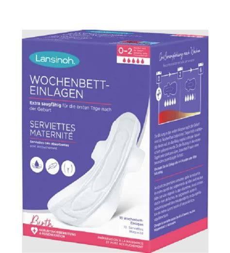 Lansinoh Serviettes Post Partum Extra Absorbantes L 0 2 Semaine10 Unités Lacdp