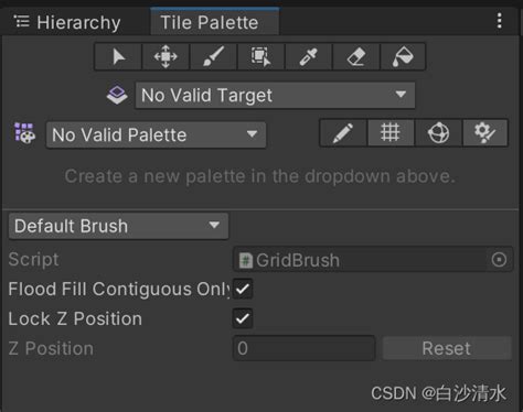 【unity学习笔记】 Tile Palette 瓦片调色板 Csdn博客