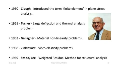 Finite Element Method Introduction Pptx Physics Science