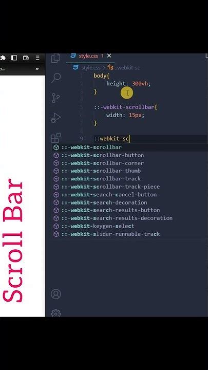Custom Scroll Bar Using Html Css Shorts Youtube
