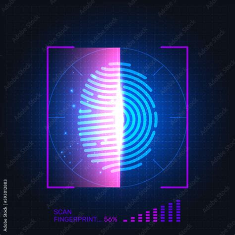 Fingerprint Biometric Scanner Digital Identification Finger Print