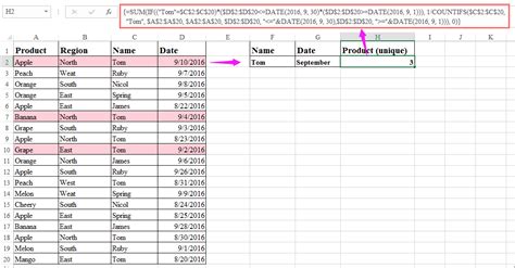 How To Get Unique Values In Excel Based On Multiple Criteria Templates Sample Printables