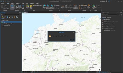 Solved Failed To Add Data Esri Community