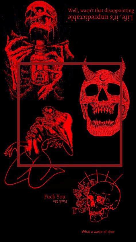 Aesthetic Red Gothic Backgrounds Captivating Visuals
