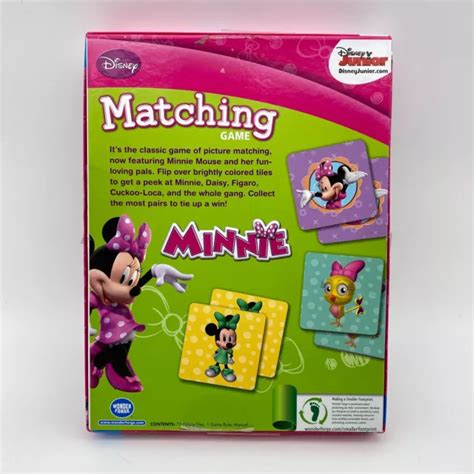 MINNIE MOUSE MATCHING Game Complete No Instructions Disney Junior 2014 4 21 PicClick UK