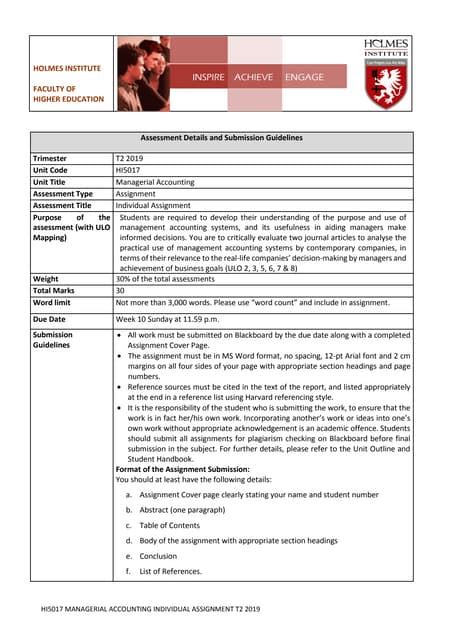Hi5017 Assignment T2 2019 2 Pdf