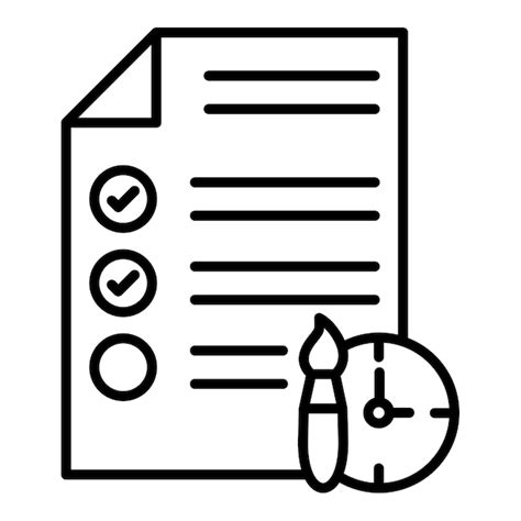 Premium Vector Task List Icon