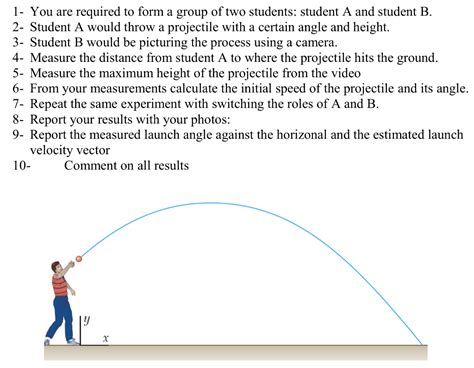 Solved Time Of Flight Of Projectile T 1 Sec Height