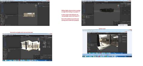 Same Lightening Same Art But Different Result In 2 Projects Whats Wrong Unity Engine