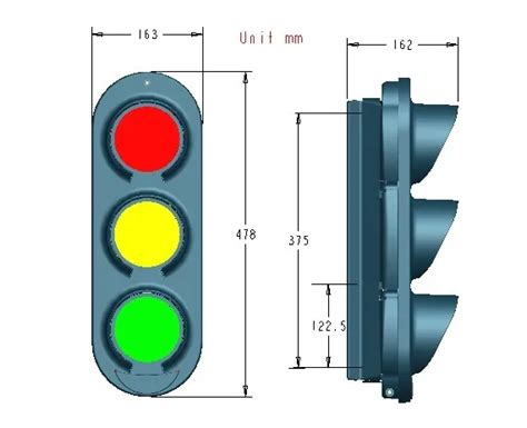 Noble Tri Color Mini Led Traffic Light 100mmused Traffic Lights Sale