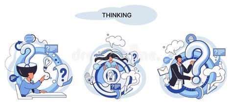 Problem Solving Concept Man Wondering Or Thinking Planning Or Pondering With Question Mark