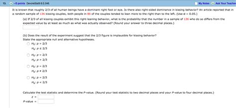 solved 13 15 points devorestat9 8 e 046 my notes ask your
