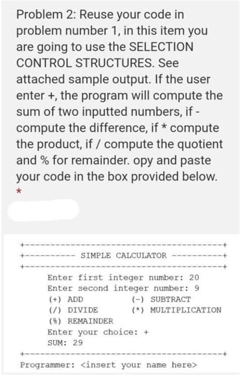 Solved Problem Write A Python Program That Will Allow The Chegg Com