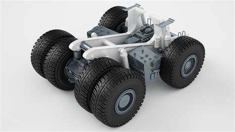 3d Model Mining Truck Chassis Turbosquid 1563913