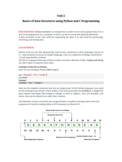 pps notes unit 2 gcoea pdf data type string computer science