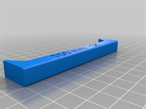 free 3d file 100 mm wedge for z axis alignment・3d printable model to