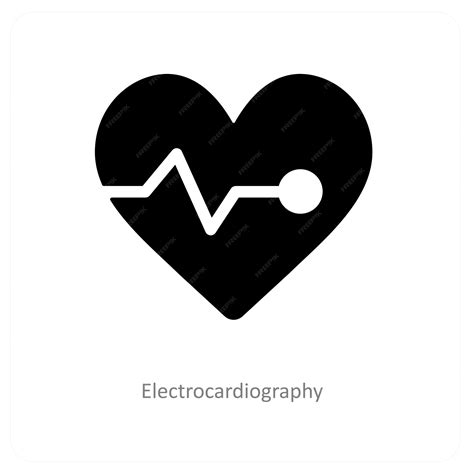 Premium Vector Electrocardiography And Heart Rate Icon Concept