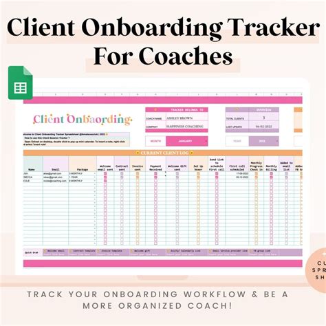 Therapist Client Tracker Excel Etsy