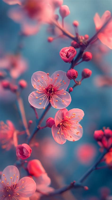 Веточка с розовыми цветками · бесплатная фотография от Great Gatsby картинки и обои на рабочий