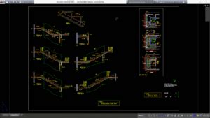 Download Gambar Detail Tangga Format Dwg Autocad Asdar Id