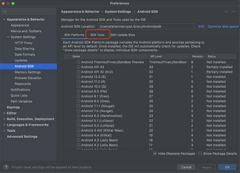 程序员 Mac Flutter 安装解决 Android SDK 管理器没有发现问题 个人文章 SegmentFault 思否