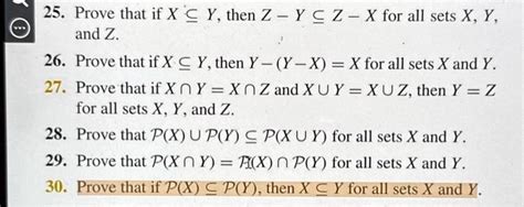 Solved Texts Can You Please Solve And Prove That If X Y Then Z Y And Z X For