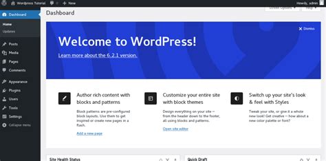 Part Three Wordpress Dashboard Tour Pnrhost Domains Website Hosting Email Hosting