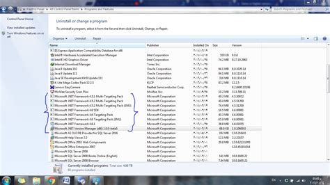 Sdk Same Or Higher Version Of NET Framework Has Already Been Installed On This Computer